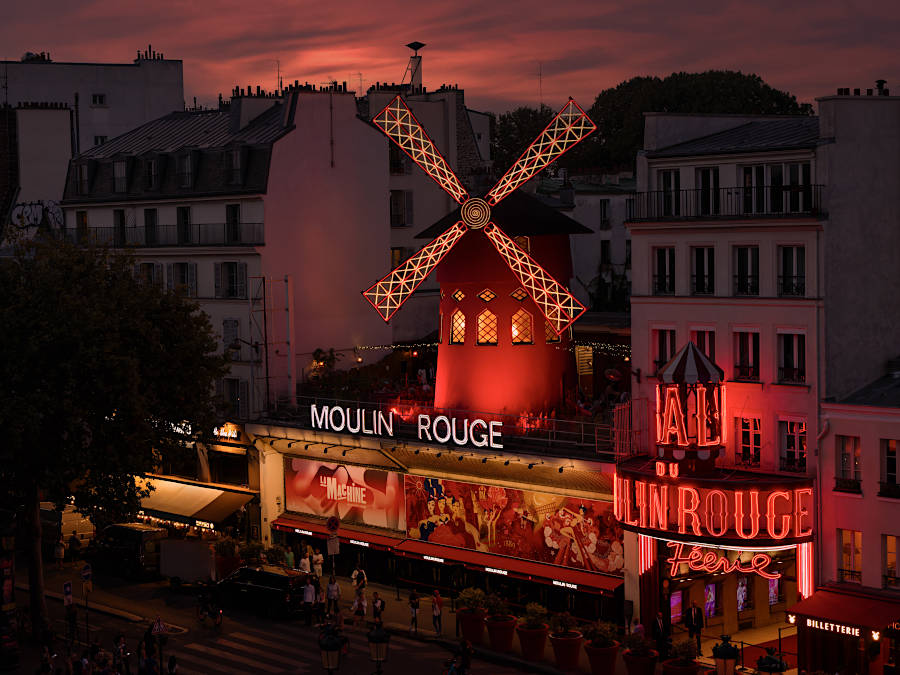 Diner spectacle Moulin Rouge
